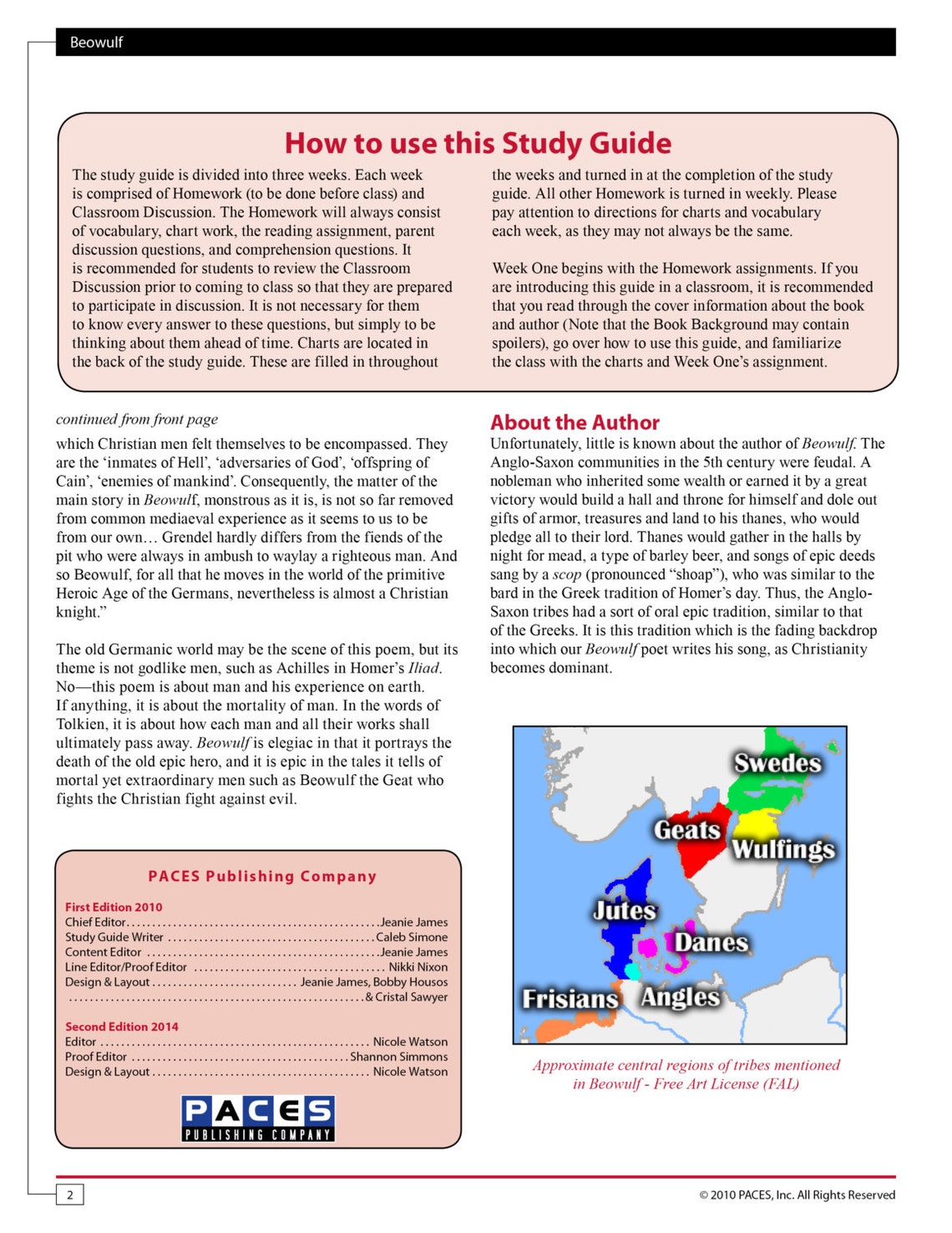 Beowulf - Study Guide With Answer Key - Etsy