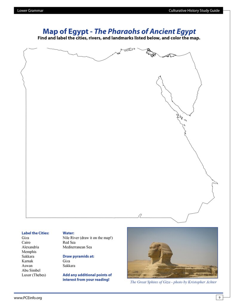 The Pharaohs of Ancient Egypt - Study Guide With Answer Key - Etsy