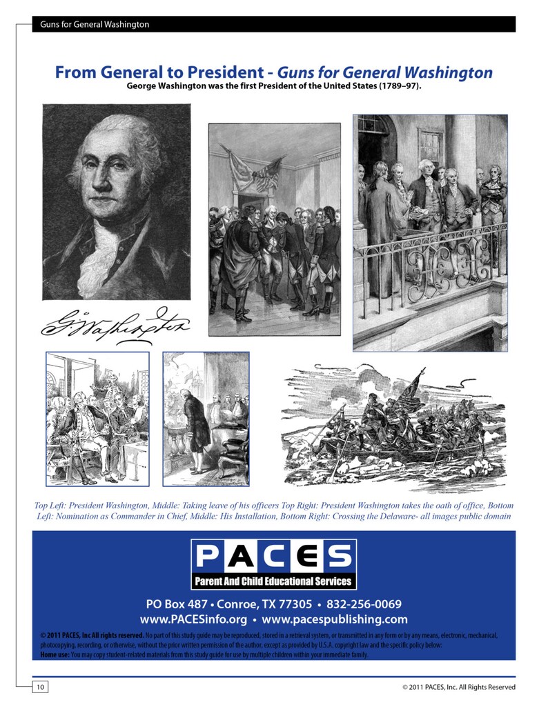 Guns for General Washington Study Guide With Answer Key - Etsy