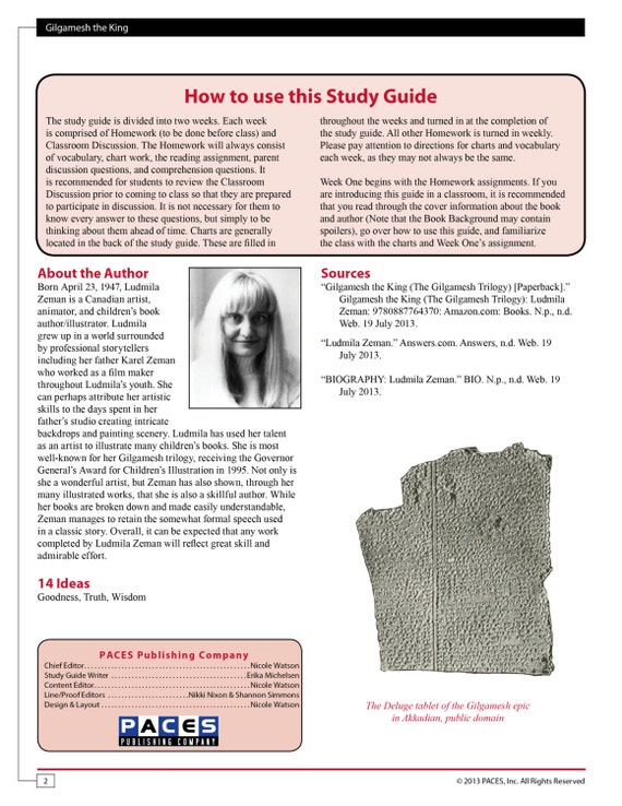 Gilgamesh The King Ludmila Zeman