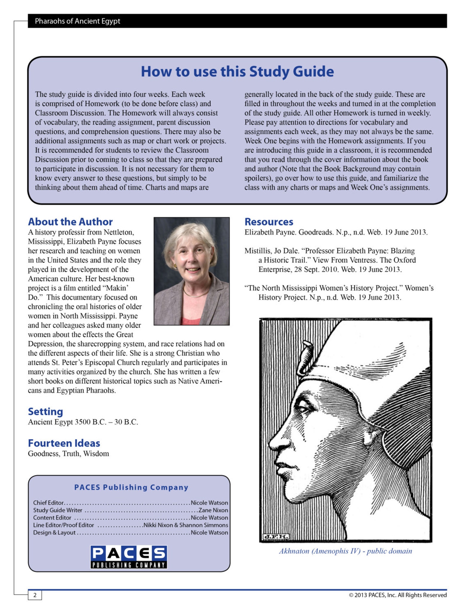 The Pharaohs of Ancient Egypt - Study Guide With Answer Key - Etsy