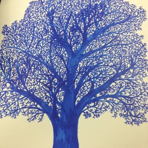 Hand Drawn Artsy Trees | Etsy