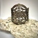 Filligree Lace Leather Cuff Art Nouveau Laser Engraved - Etsy