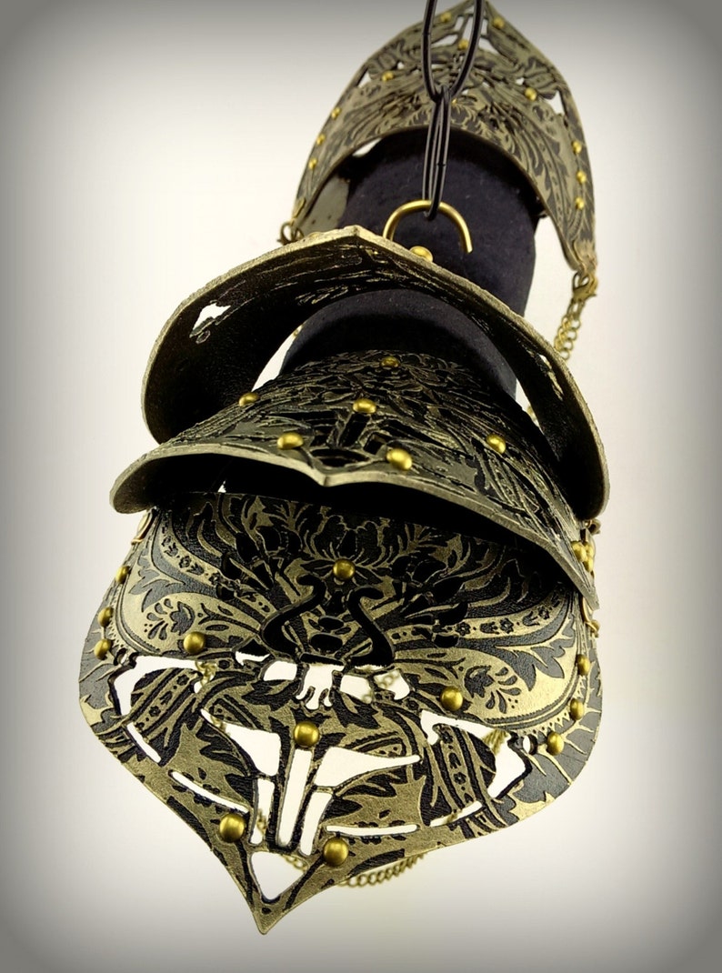 Men's Golden Leather Shoulder Epaulets Laser Engraved - Etsy