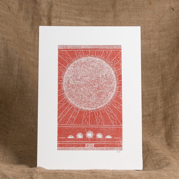 Original Lino Print - Etsy