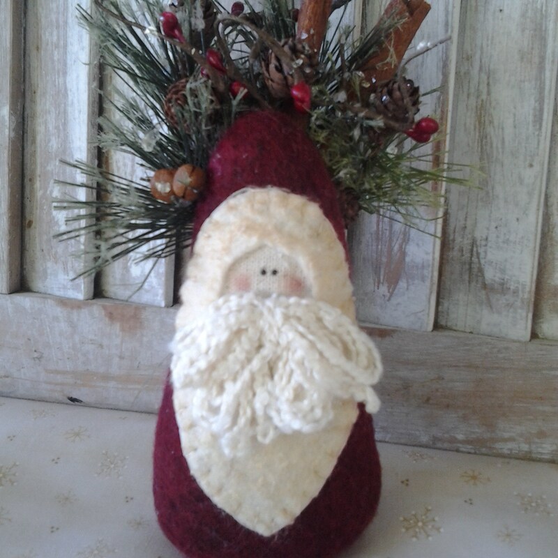 Primitive Santa Pattern - Etsy