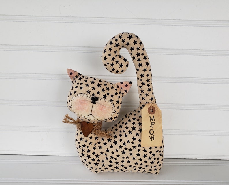 Primitive Country Kitty Handmade Kitty Country Kitty | Etsy