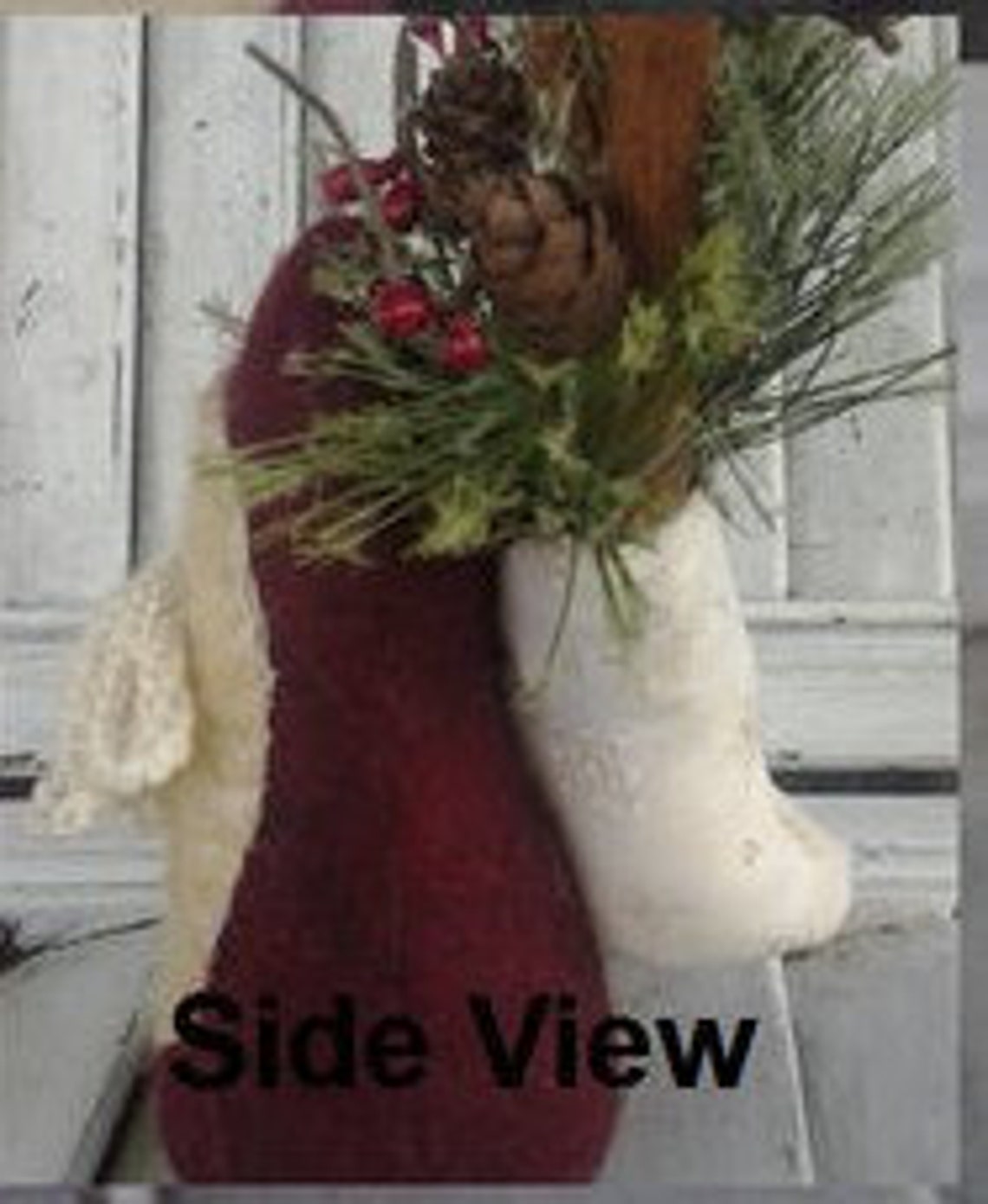 Santa Craft Pattern - Primitive Christmas Santa Sitter E Pattern - DIY ...