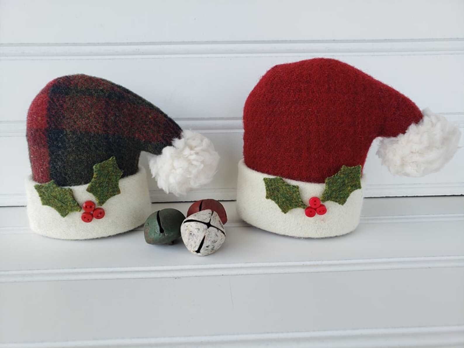 Wool Santa Hat Santa Claus Hat Christmas Kris Kringle Hat - Etsy