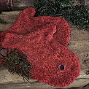 Vintage Christmas Mittens - Rustic Old Winter Mittens - Attic Home ...