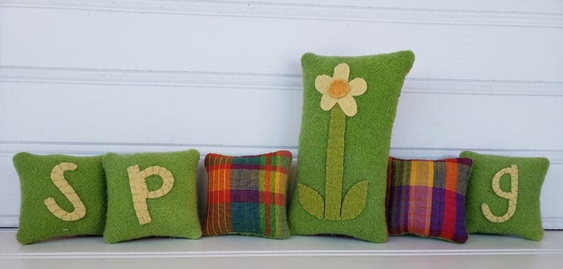 Applique Pattern Spring Pattern Wool Sewing Pattern | Etsy