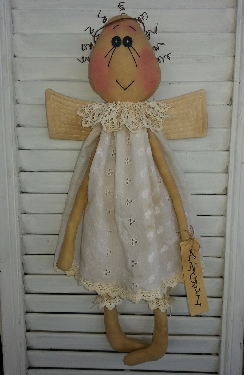 Primitive Pattern ANGEL Pattern Primitive Angel Pattern - Etsy