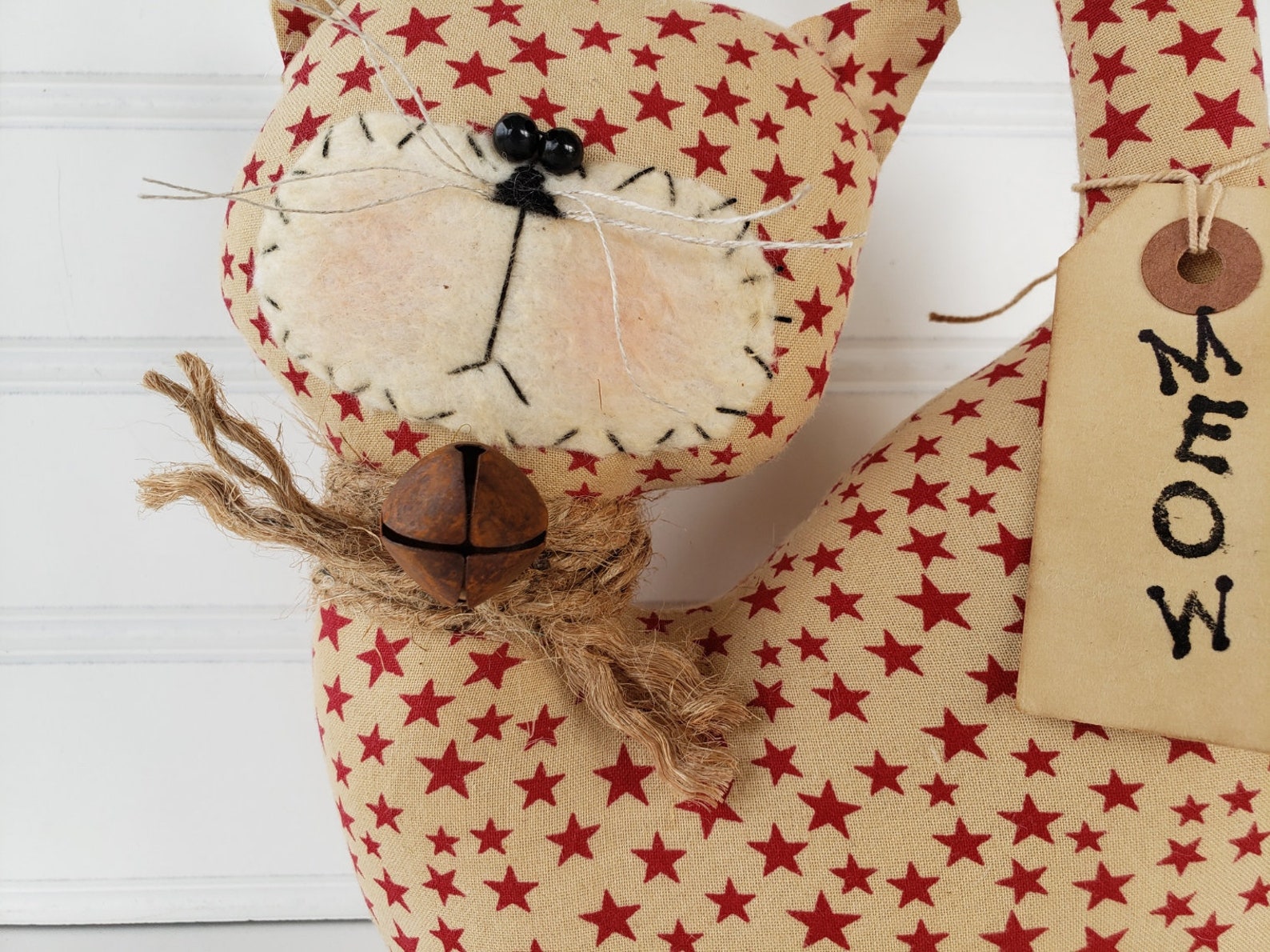 Primitive Country Kitty Handmade Kitty Country Kitty - Etsy