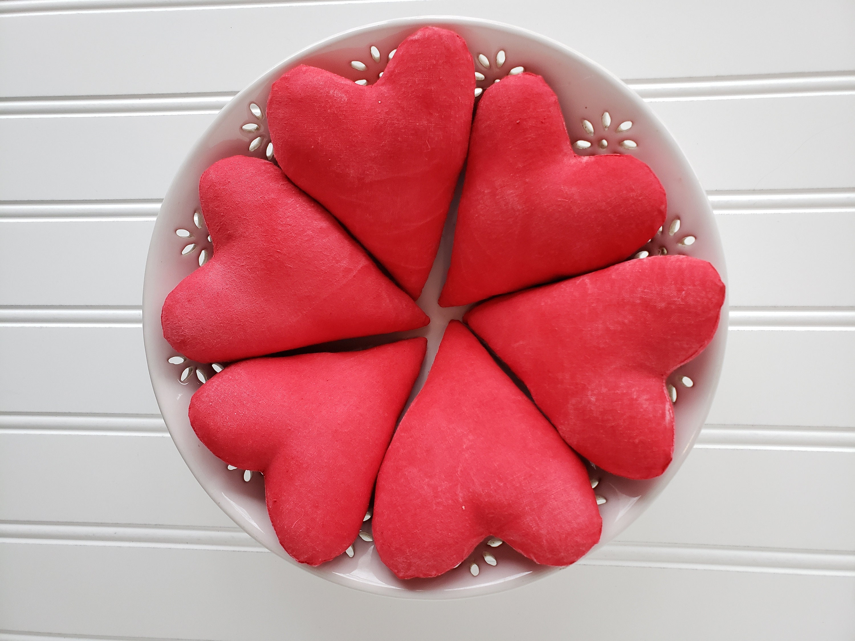 Heart Bowl Filler Valentine Hearts Accent Valentine Home | Etsy