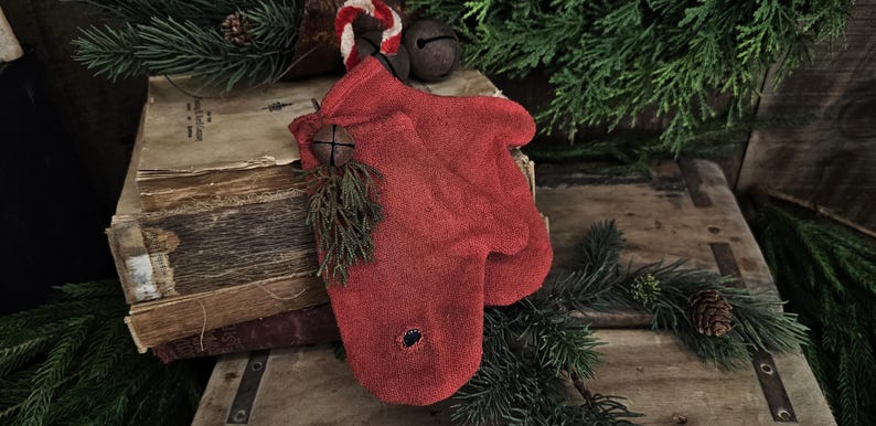 Vintage Christmas Mittens - Rustic Old Winter Mittens - Attic Home ...