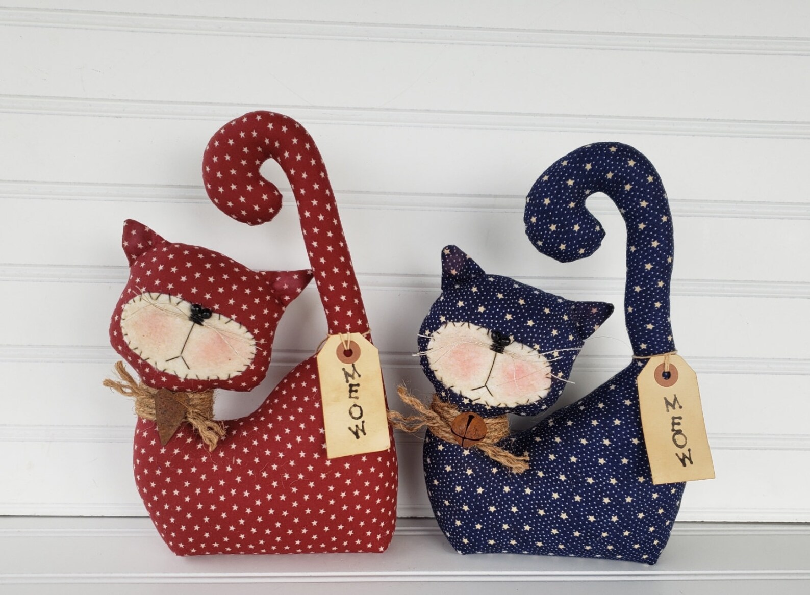 Primitive Country Kitty Handmade Kitty Country Kitty - Etsy