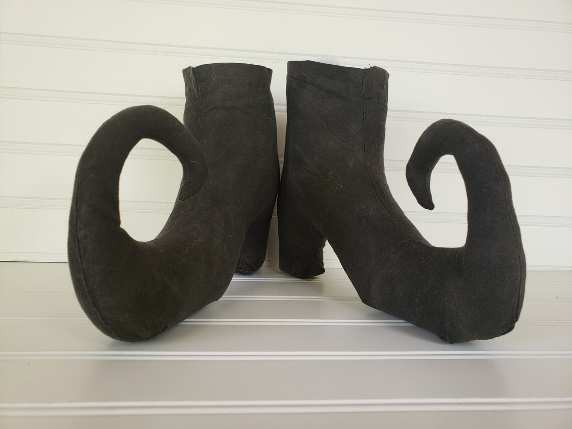 DIY Halloween Witch Boots: Primitive Black Decor, Fall Accent - Etsy
