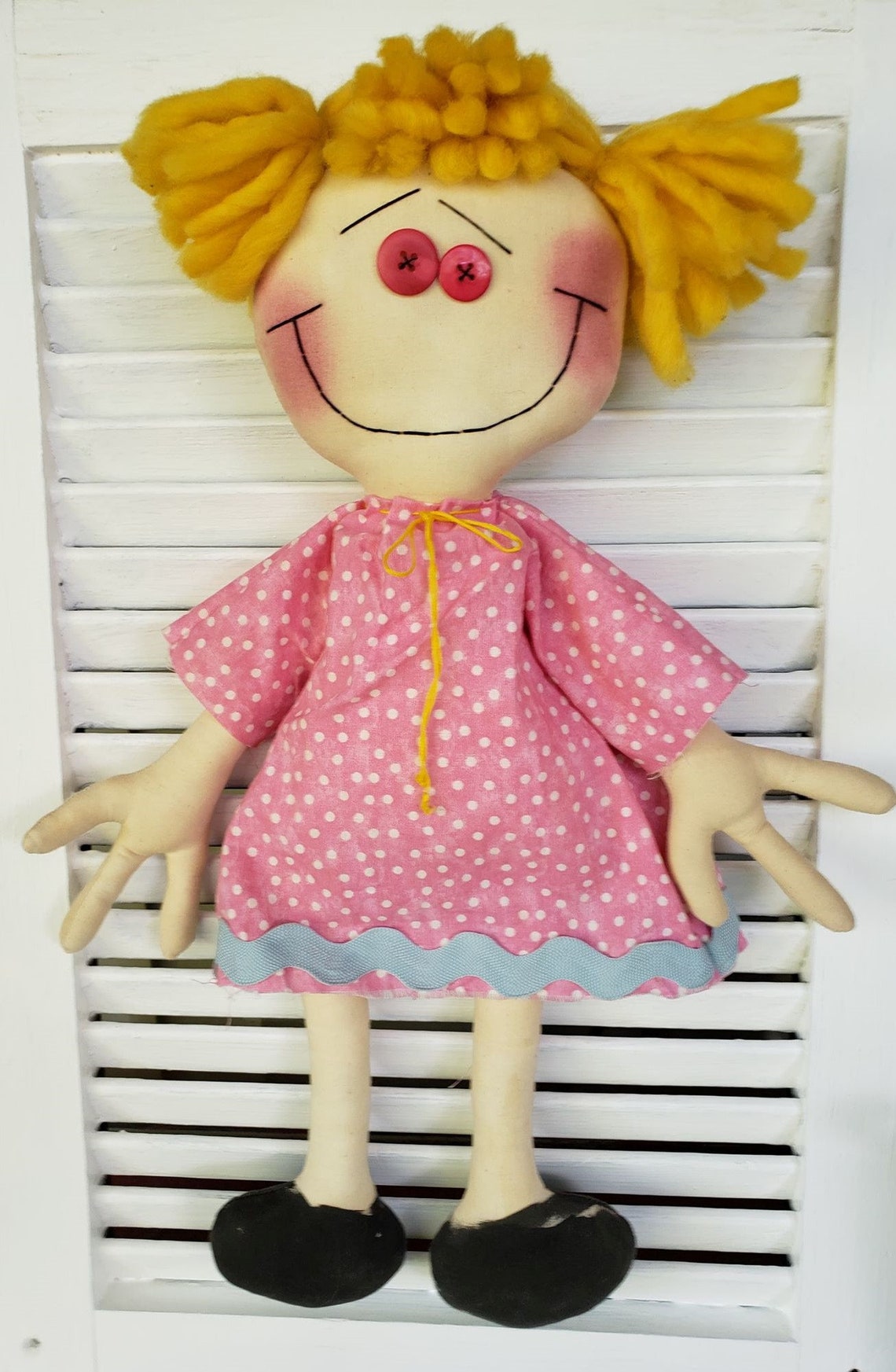 Craft Doll Pattern Stick Girl Doll E-pattern Primitive | Etsy