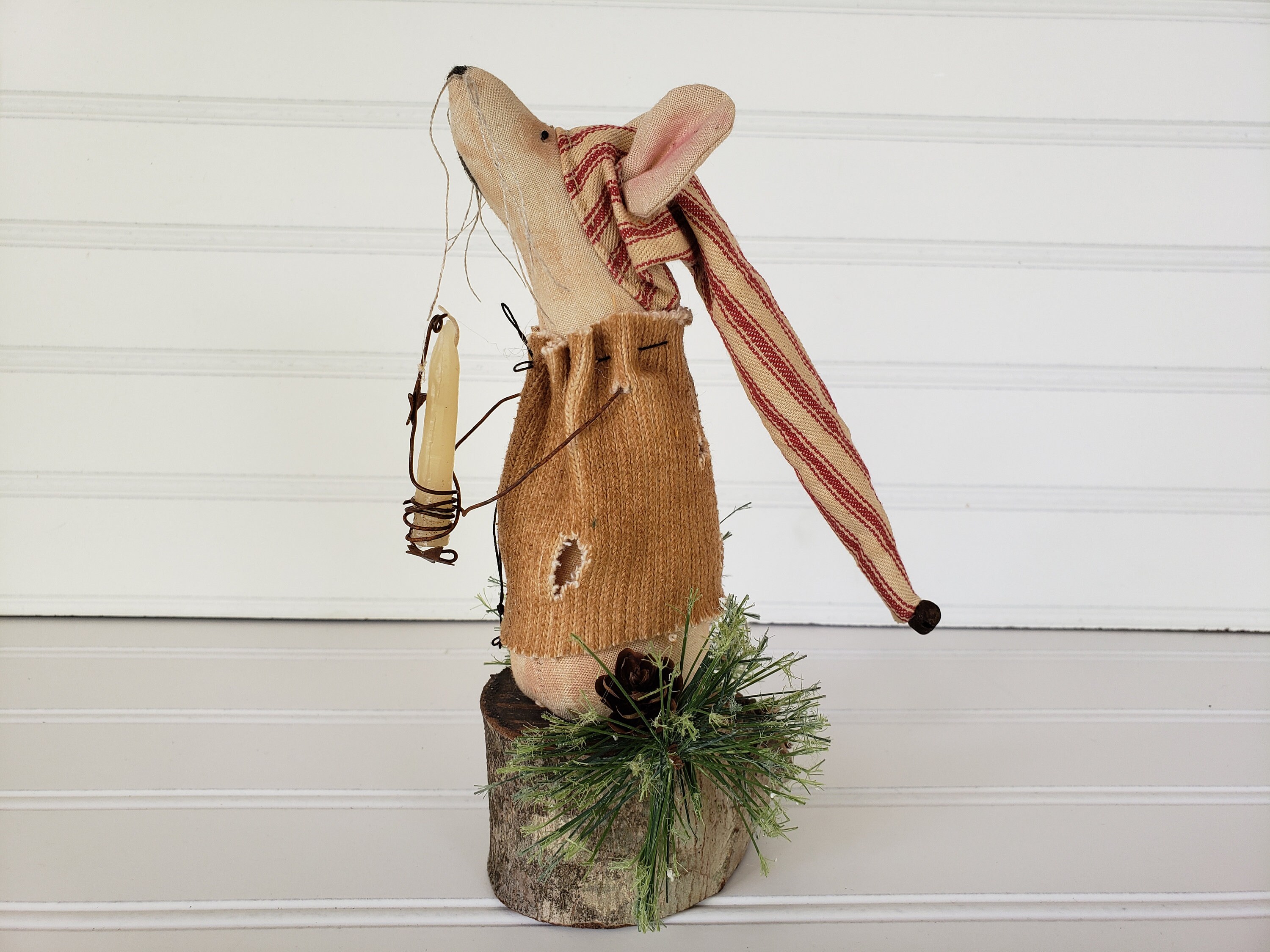 Primitive Christmas Homeless Mouse Country Mouse Handmade - Etsy UK