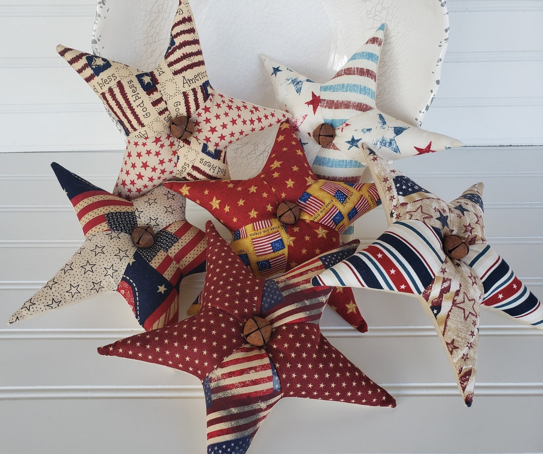 Americana Patchwork Stars Bowl Filler Pattern (e-pattern) - Etsy