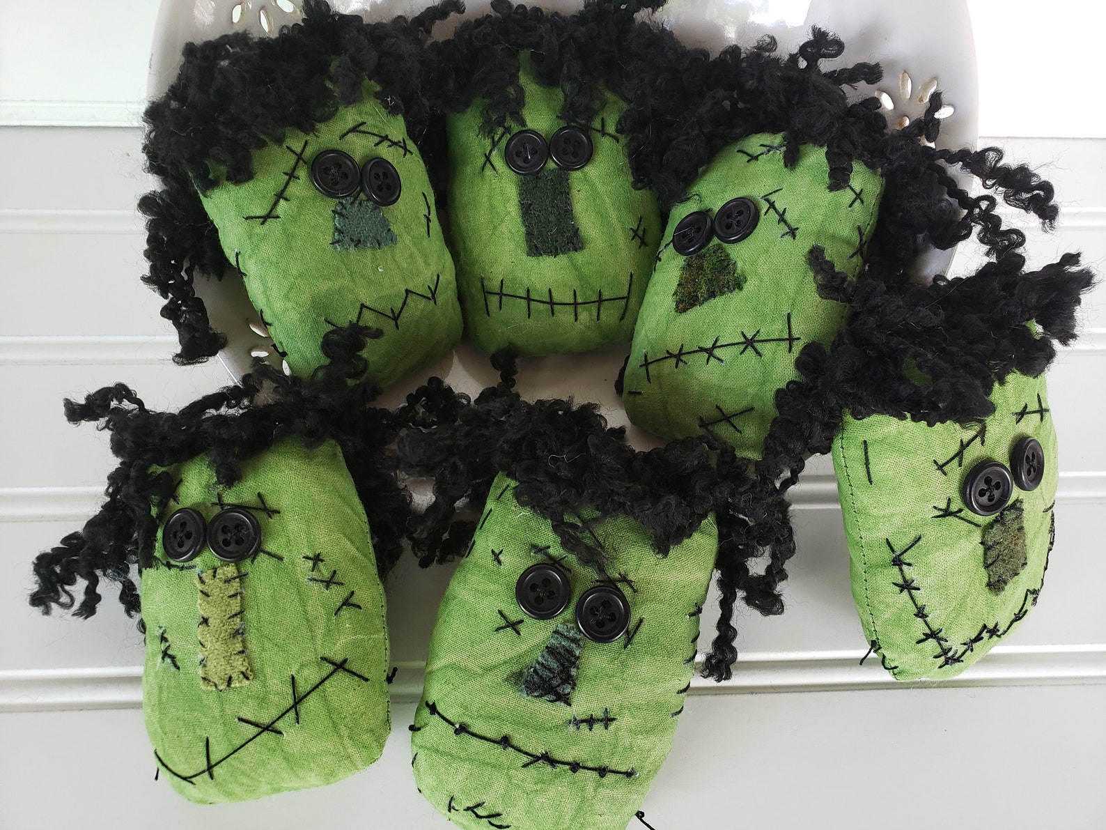 Frankenstein Bowl Filler - Halloween Home Decor - Autumn Farmhouse ...