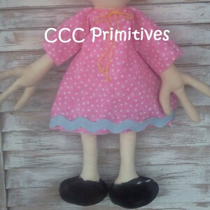 Mailed Paper Craft Pattern - Craft Doll Pattern - DIY Stick Girl Doll ...