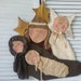 Primitive Nativity Pattern Bible Nativity Scene Pattern - Etsy