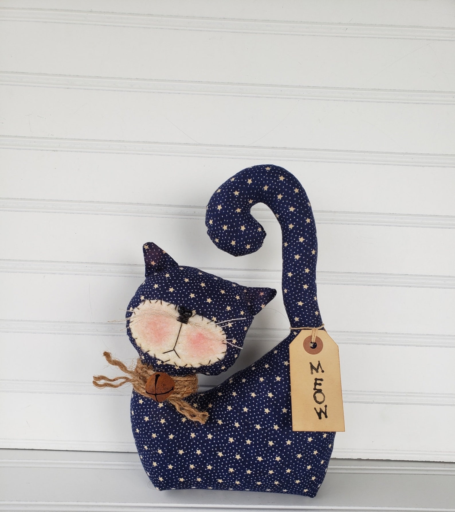 Primitive Country Kitty Handmade Kitty Country Kitty - Etsy