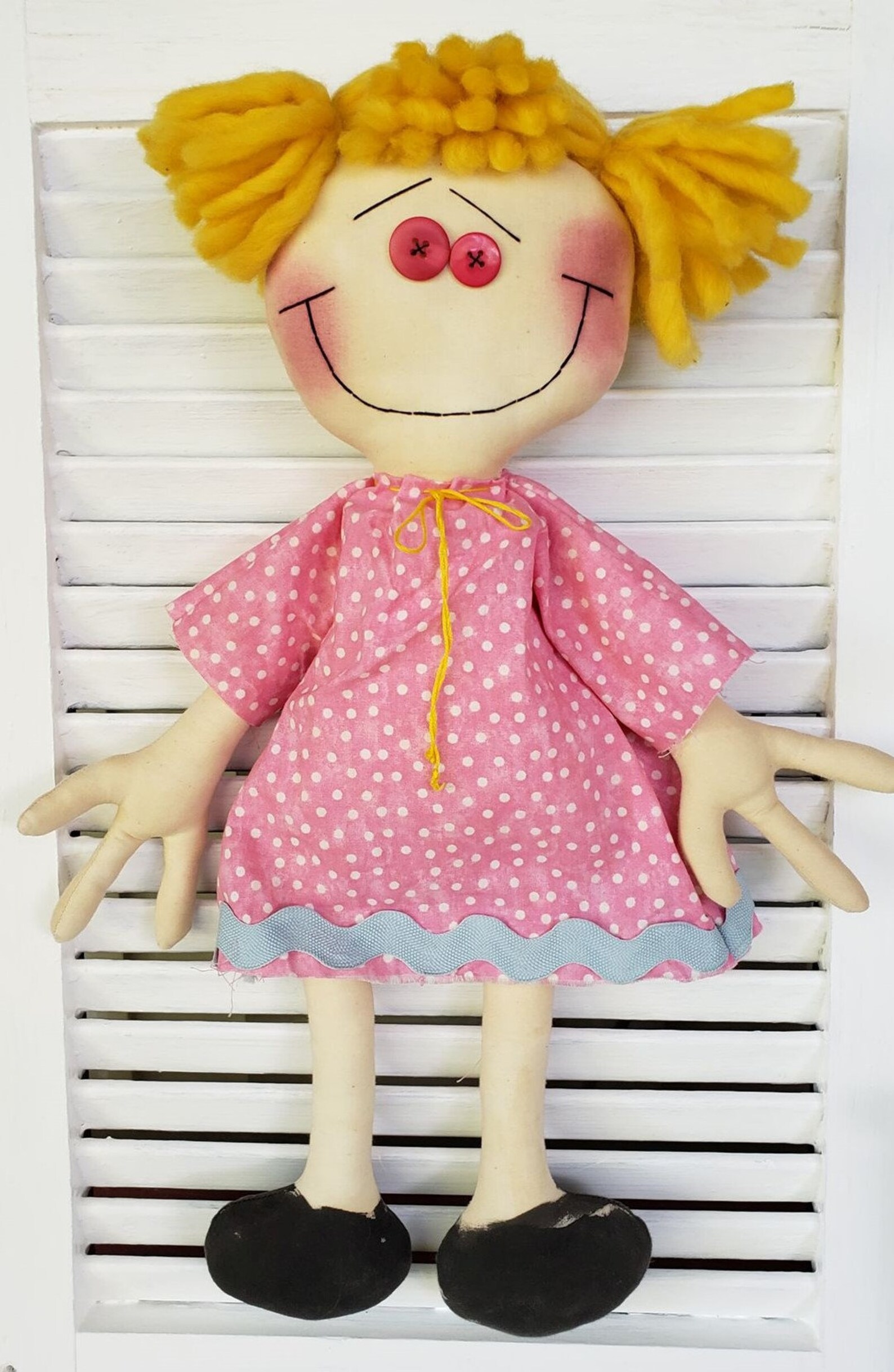 Craft Doll Pattern Stick Girl Doll E-pattern Primitive - Etsy