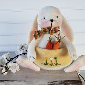 Primitive Pattern - Bunny E Pattern - Wool Rabbit Digital Pattern ...