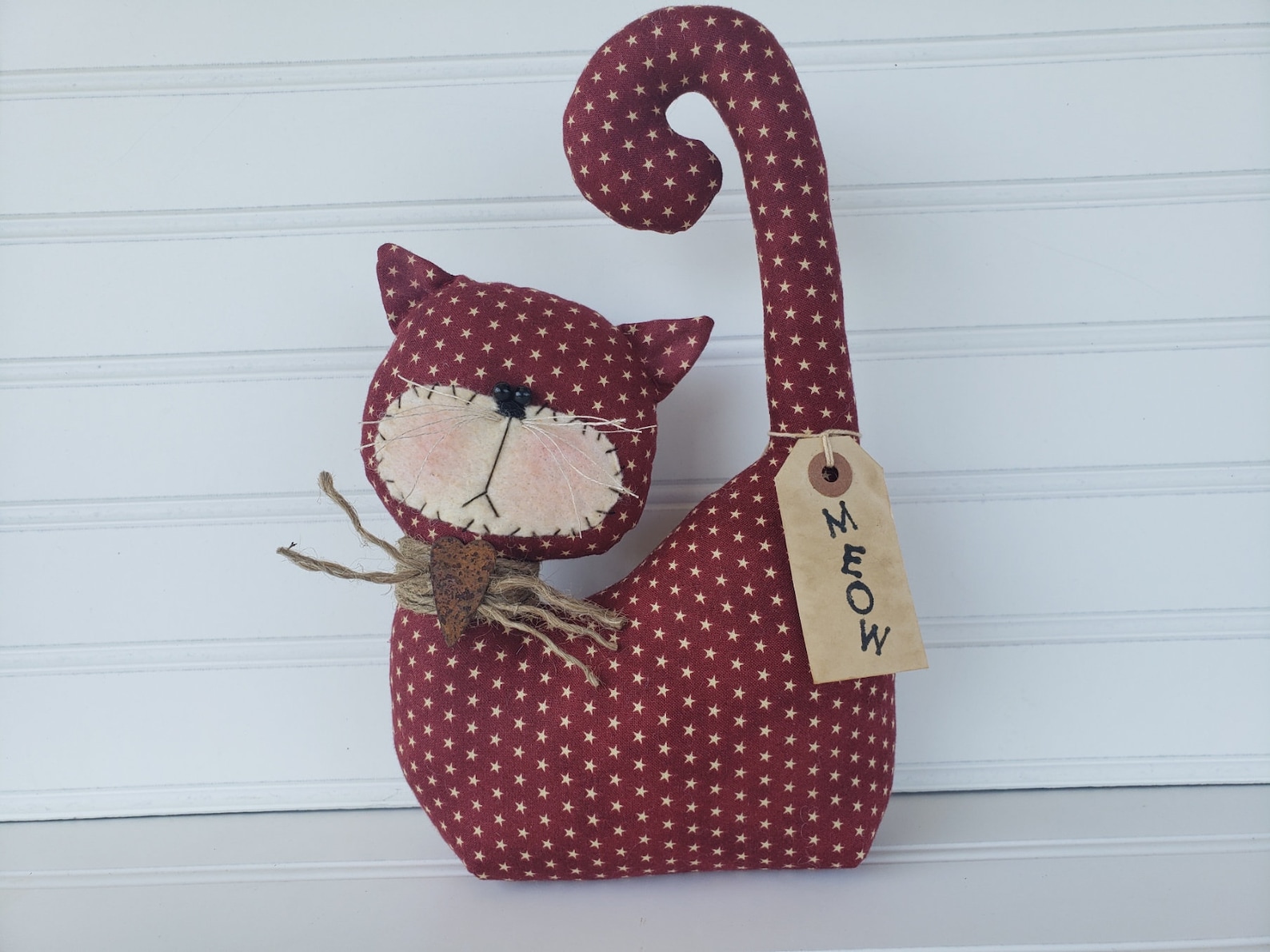 Primitive Country Kitty Handmade Kitty Country Kitty - Etsy