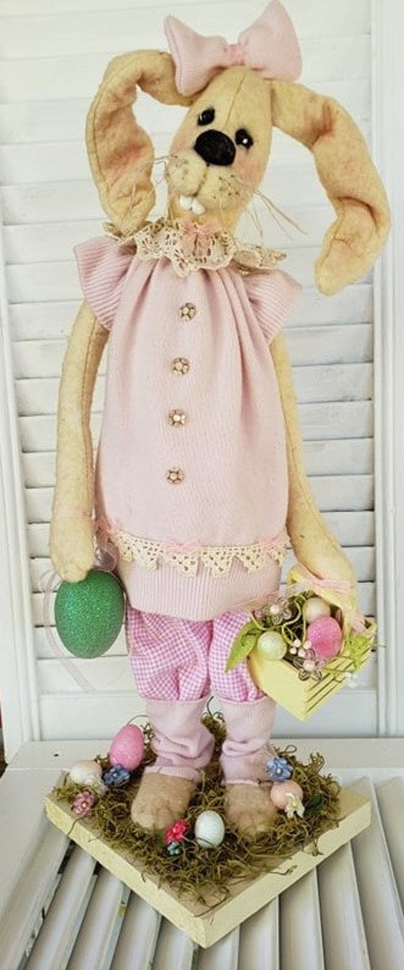 Bunny Pattern Primitive Bunny Pattern Easter Bunny Pattern - Etsy