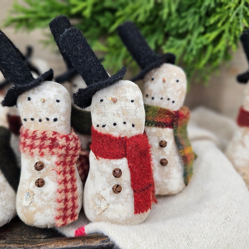 Snowman Christmas Tree Topper - Etsy