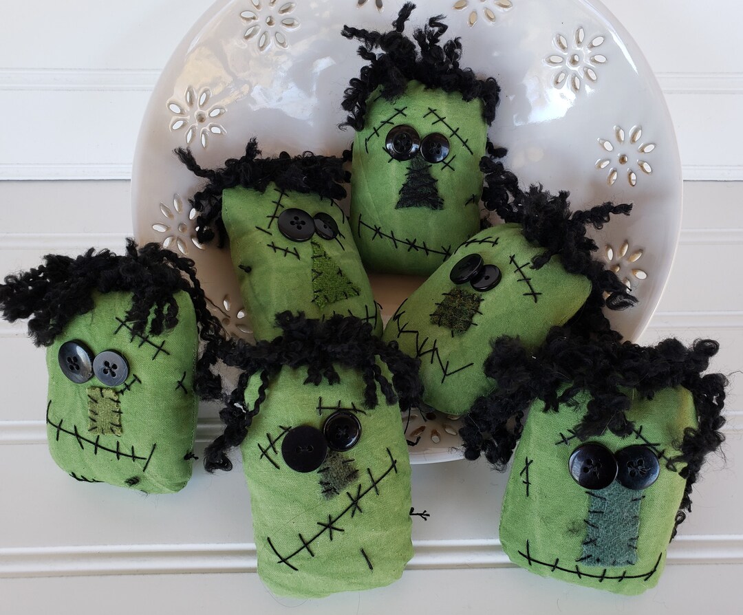 Frankenstein Bowl Filler - Halloween Home Decor - Autumn Farmhouse ...