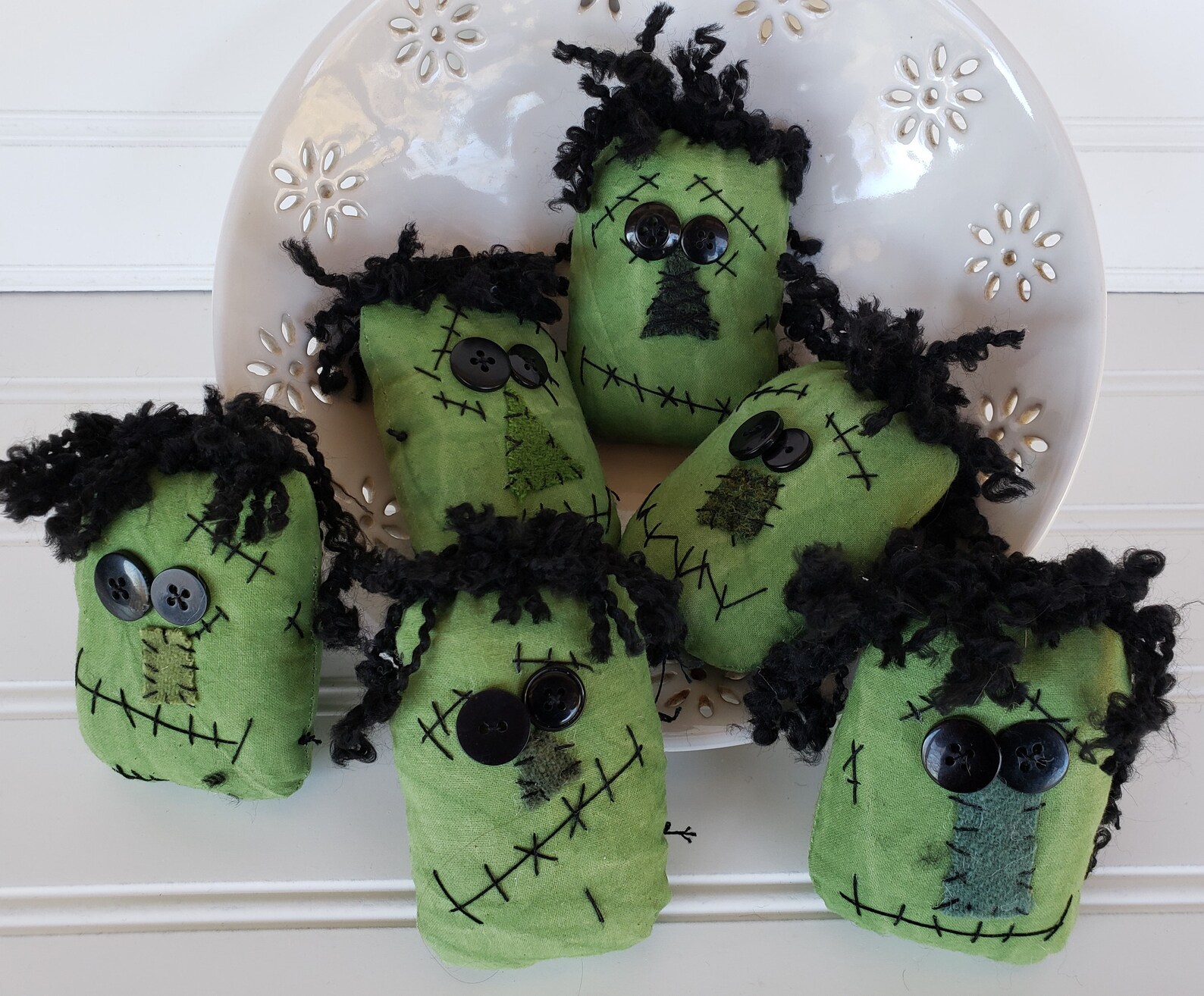 Frankenstein Bowl Filler Halloween Home Decor Halloween | Etsy