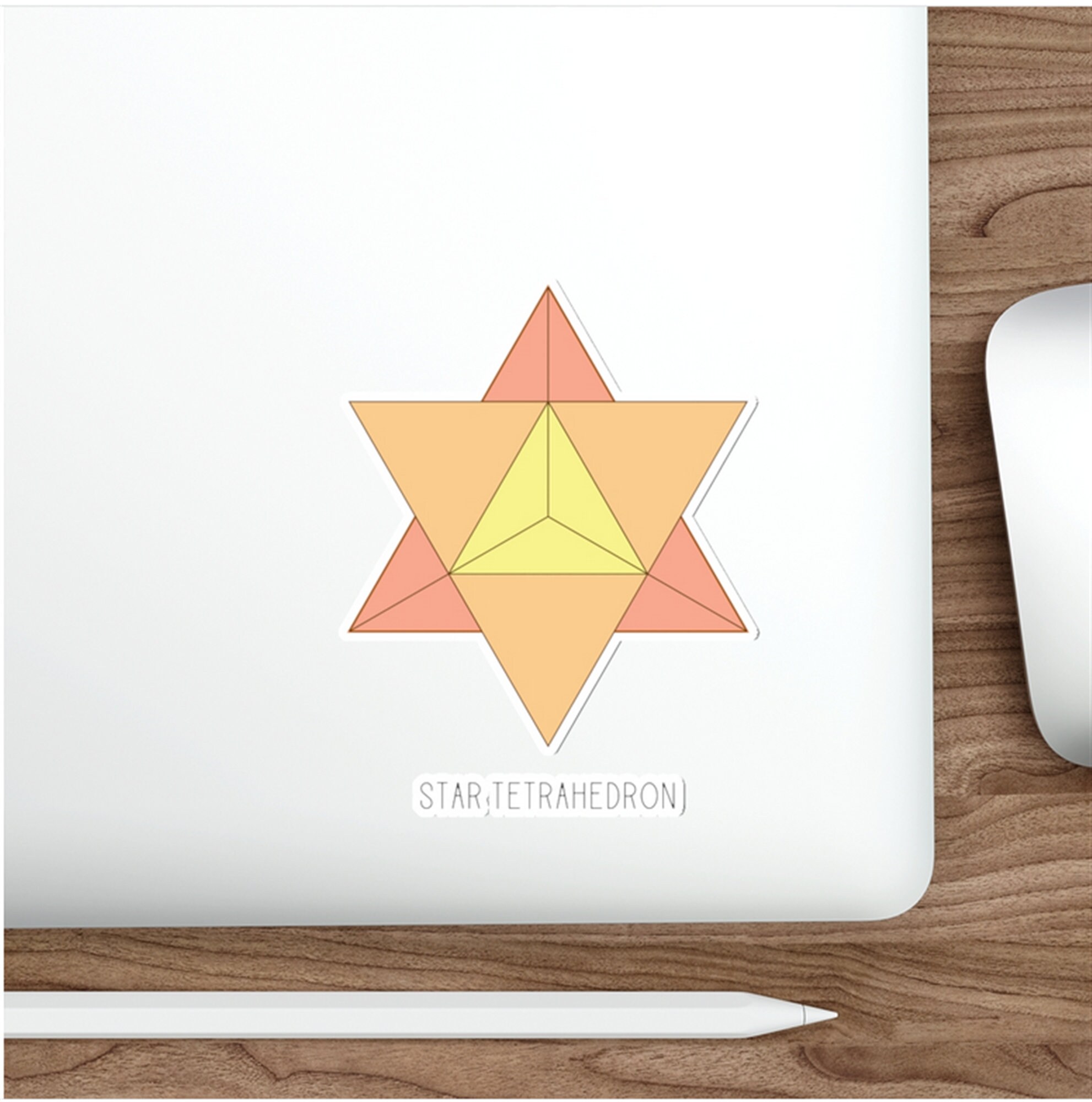 Star Tetrahedron Sticker Metatron's Cube Geometric - Etsy