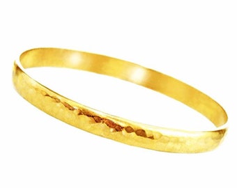 24k gold bangle | Etsy