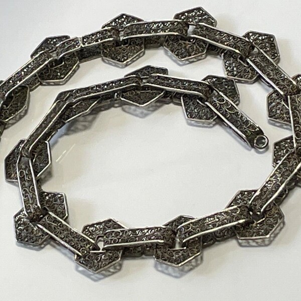 Silver Book Chain - Etsy