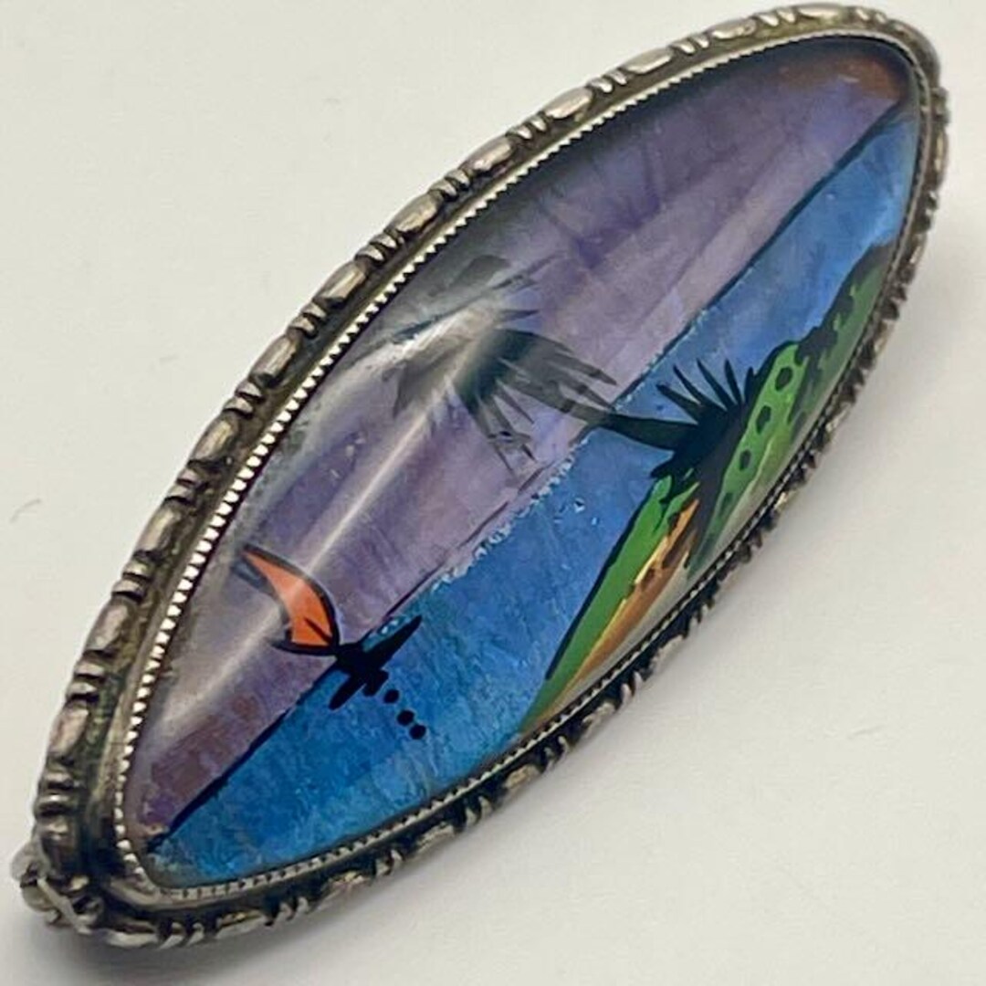 Antique Art Deco Thomas L. Mott / TLM Sterling Silver and Butterfly ...