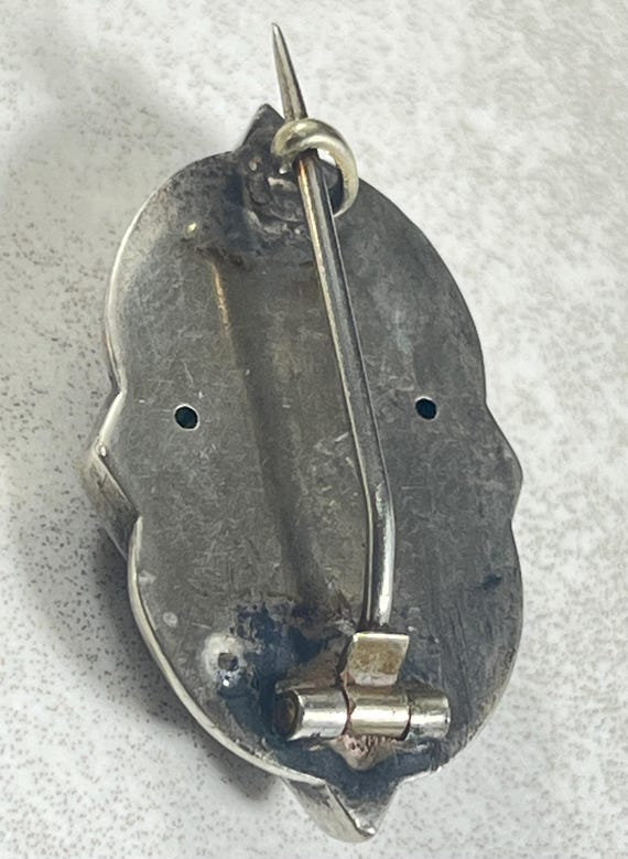 Antique Ornate Victorian Solid Sterling Silver Round … - Gem