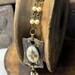 Vintage Skeleton Key Cover Necklace With Rose and Pearl Accent - Etsy