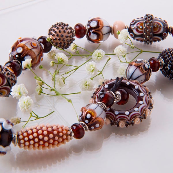Lampwork Beads Set - Etsy