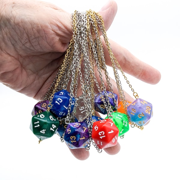 Dnd Necklace Dice - Etsy