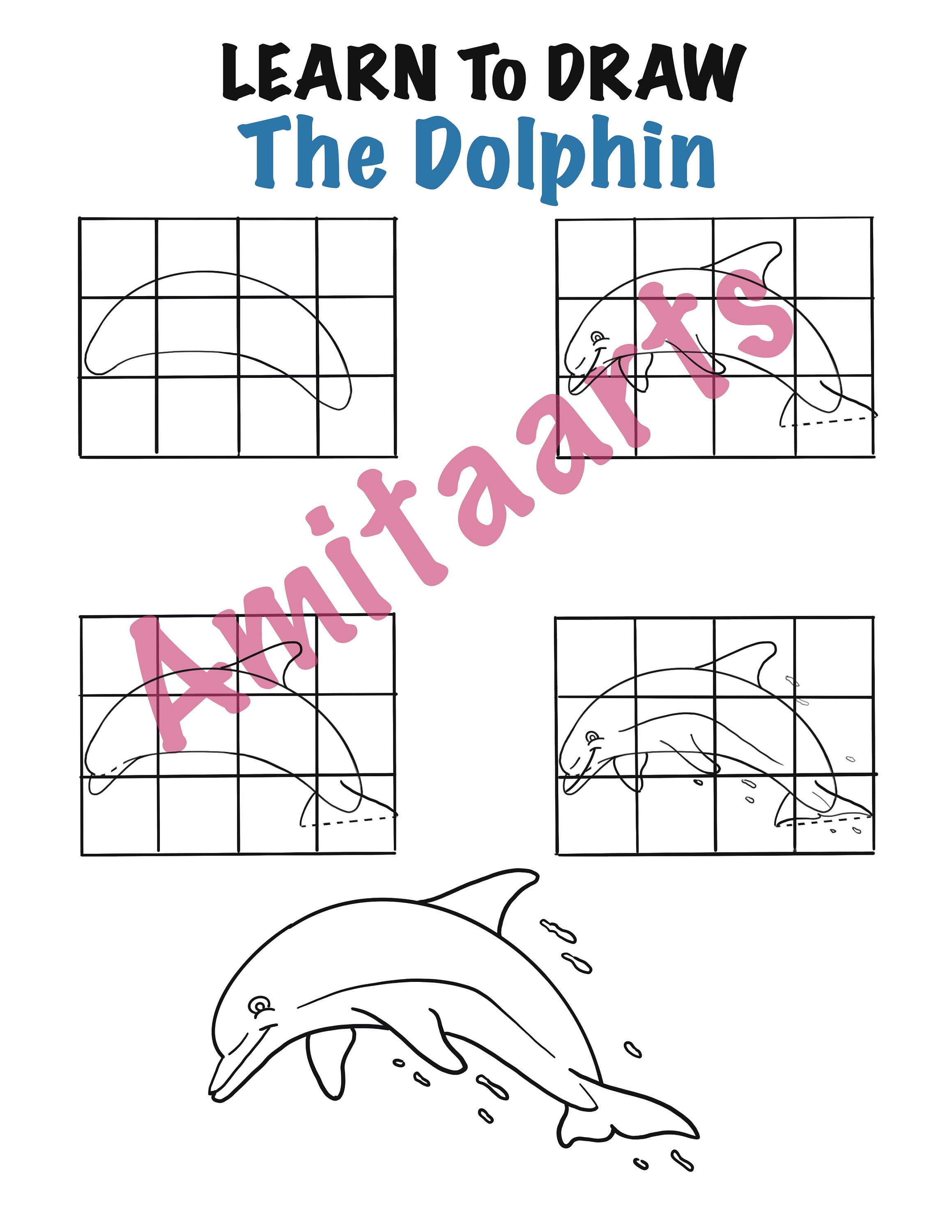 Learn to Draw Kids Coloring Pages Printable Instant Download Kids ...