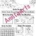 Kids Coloring Pages Printables Instant Download Calendar Months Dates ...