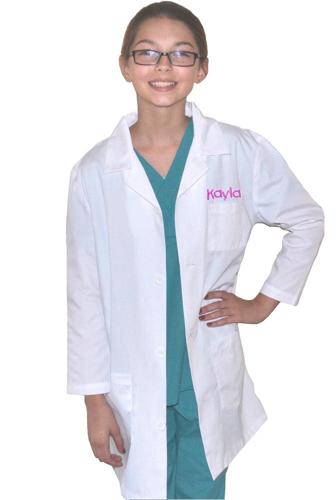 Embroidered Personalized Kids Lab Coat for Little Doctors and | Etsy