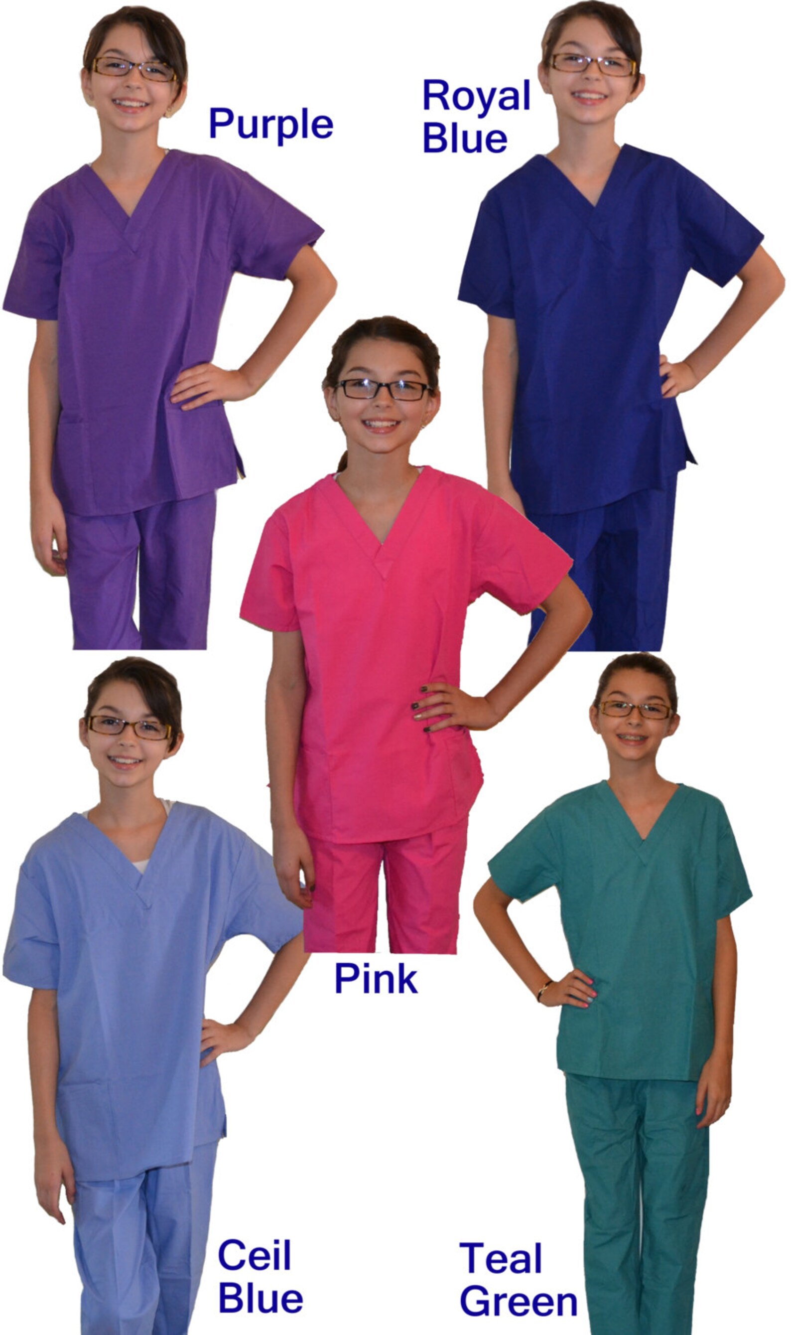 Monogrammed Kids Scrubs for Little Doctors and Nurses - Etsy