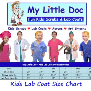 Toddler Lab Coat With Personalized Embroidery and Embroidery Design - Etsy