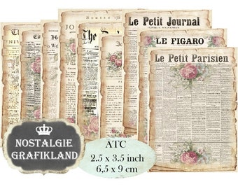 French newspaper | Etsy