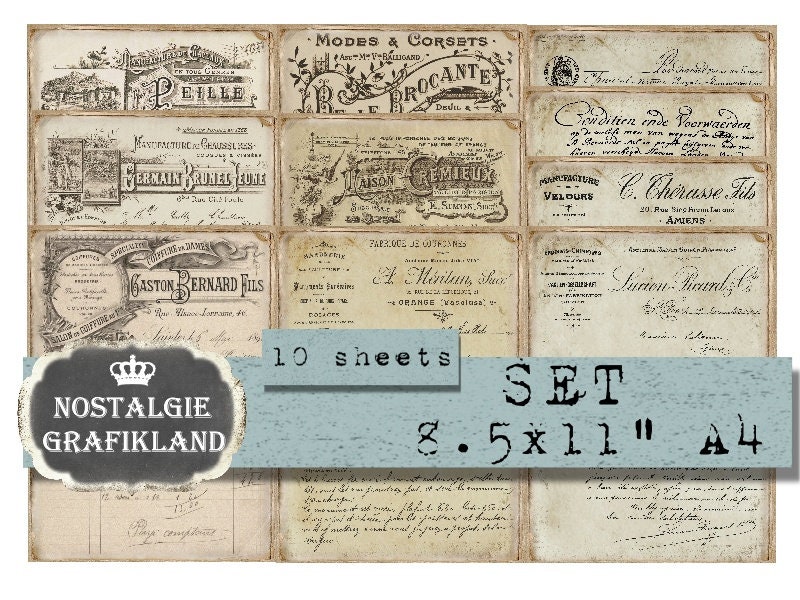 Printable Letter Ancient Paper - Etsy